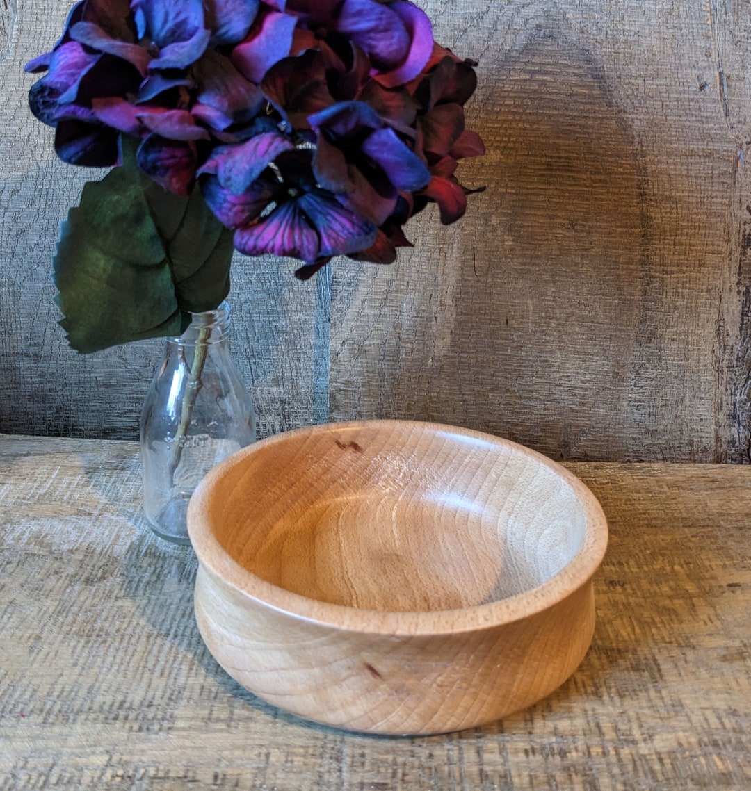 Rustic, Red Oak Bowl A Charming Catch All Bowl or Key Bowl - Etsy