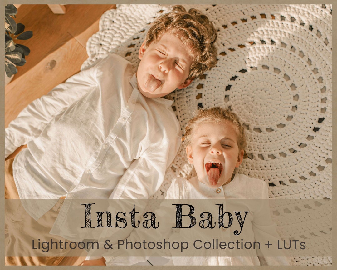 Insta Baby Photoshop Actions Lightroom Presets Mobile Filters Luts ...