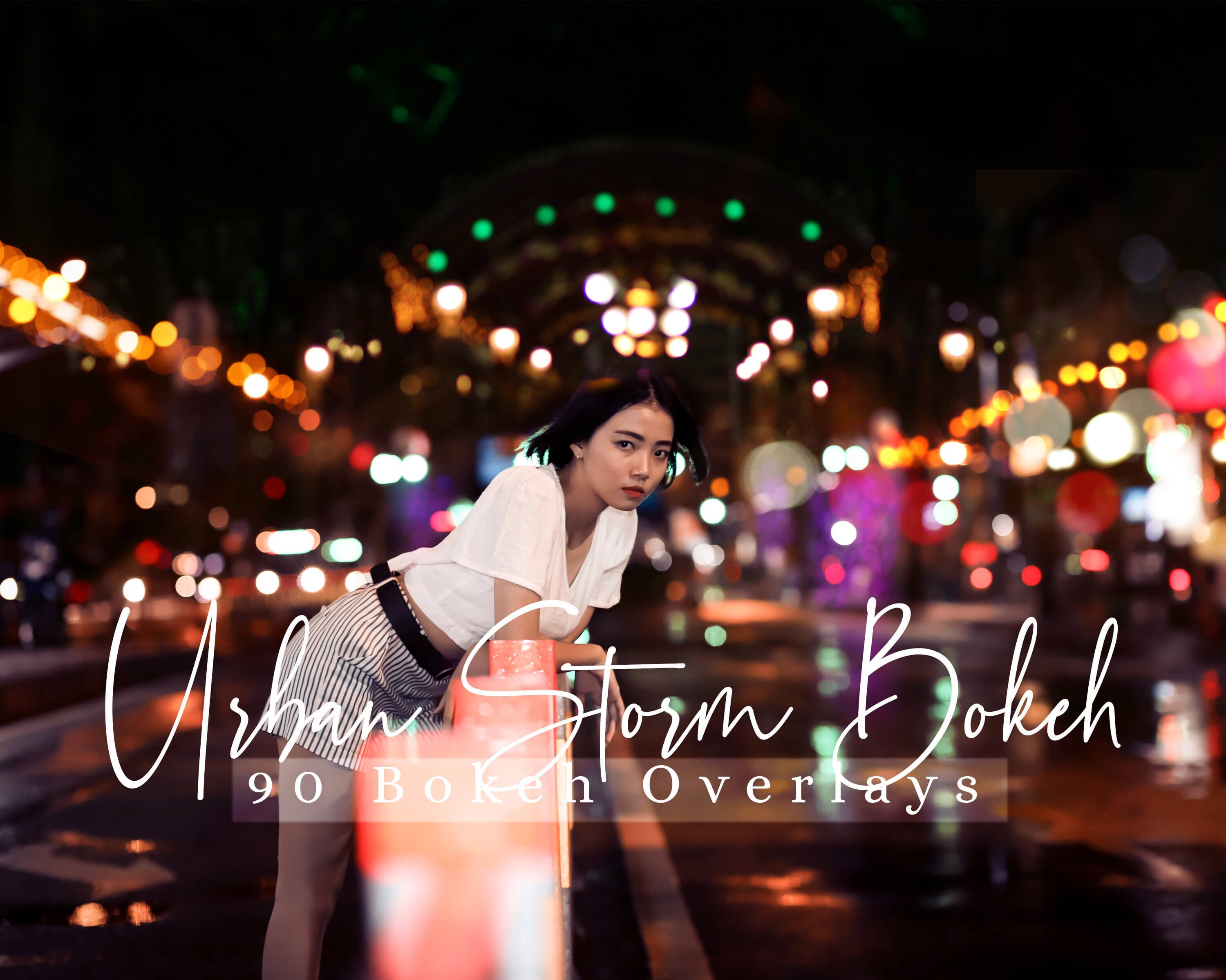 90 Urban Bokeh Overlays Lights Effect Photo Overlays - Etsy