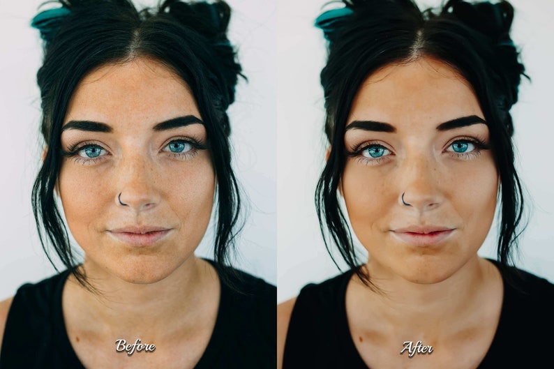 Skin Photoshop Actions, Retouching Presets (ATN, ACR, LUT Files) - Etsy