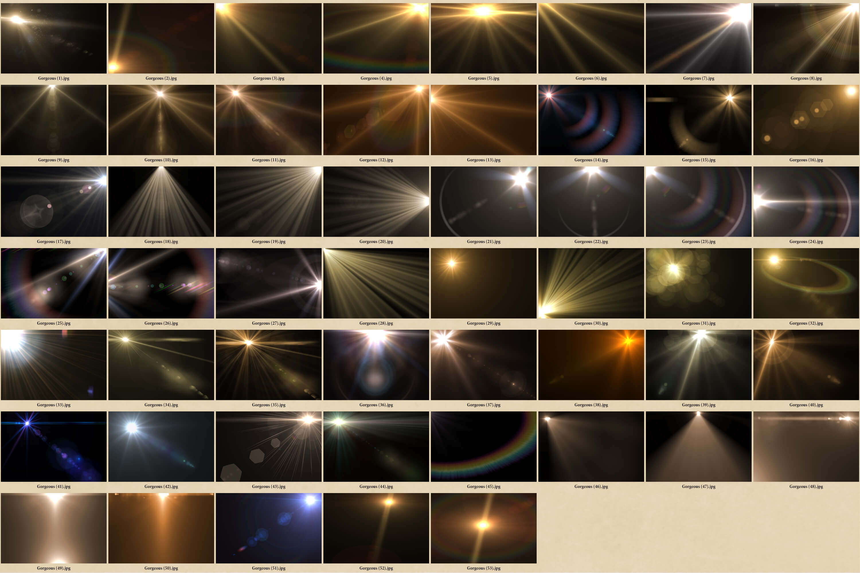 50 Overlay Gorgeous Photoshop Overlay Photoshop Lens Overlay | Etsy