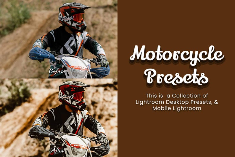 Motorcycle Lightroom Presets: HDR, Moody, Vibrant Effects (desktop ...