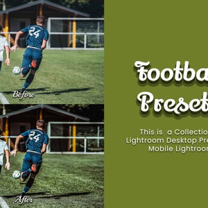 Football Lightroom Presets: Vibrant Sports Photography (mobile ...