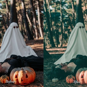 30 Vampire Vision Lightroom Presets Desktop and Mobile, Halloween ...