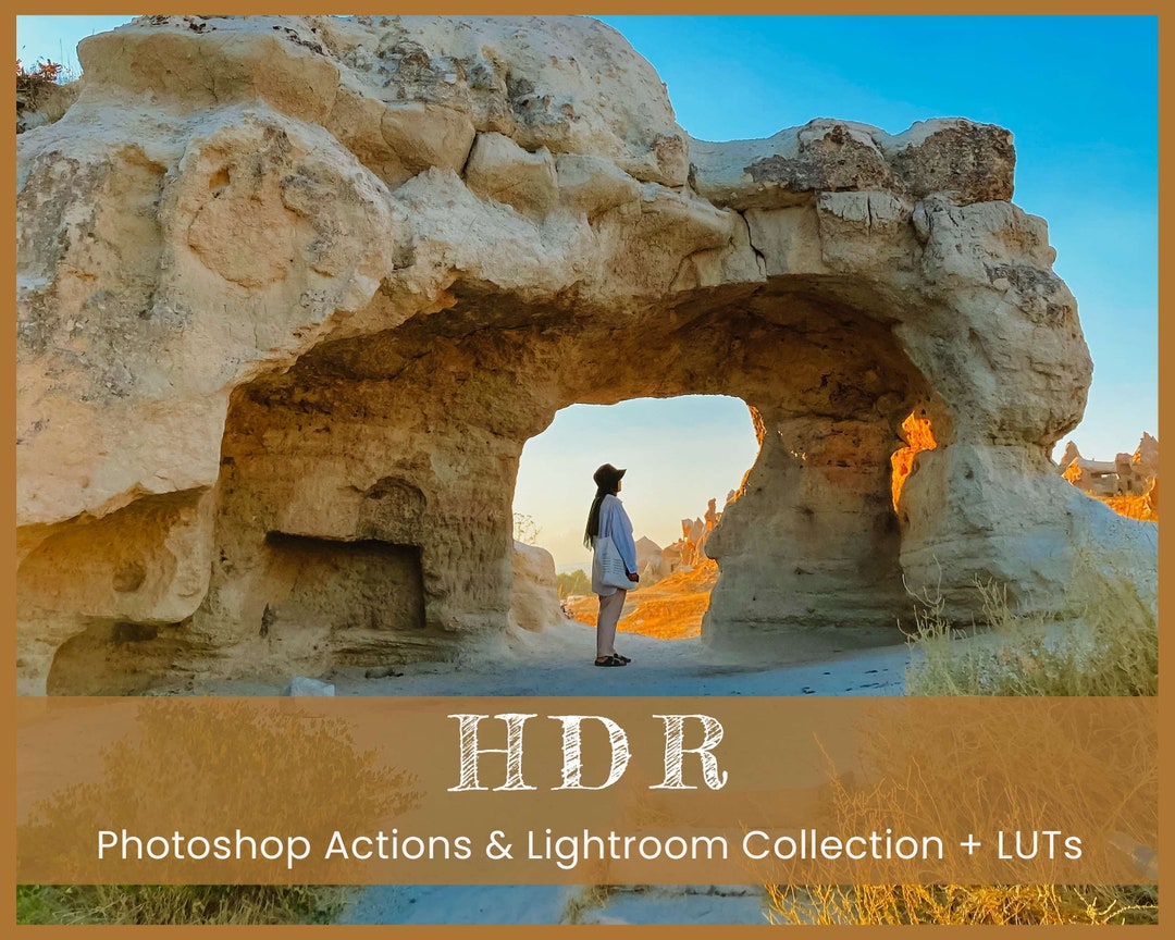 14 HDR Photoshop Actions Presets Lightroom, High Dynamic Range, Sharp ...