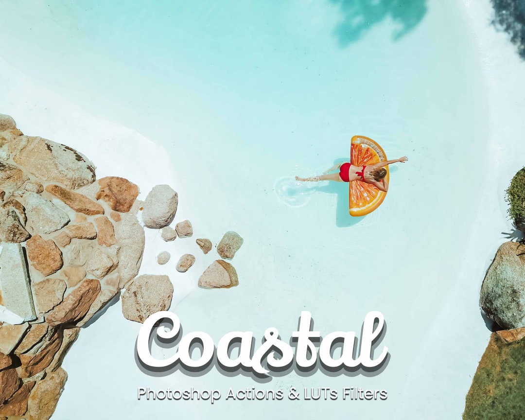 30 Coastal Photoshop Actions & Video Luts Transform Beach and Tropical ...