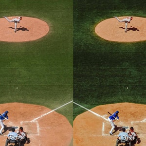 Baseball Lightroom Presets: Vibrant Sports Photo Editing (desktop ...