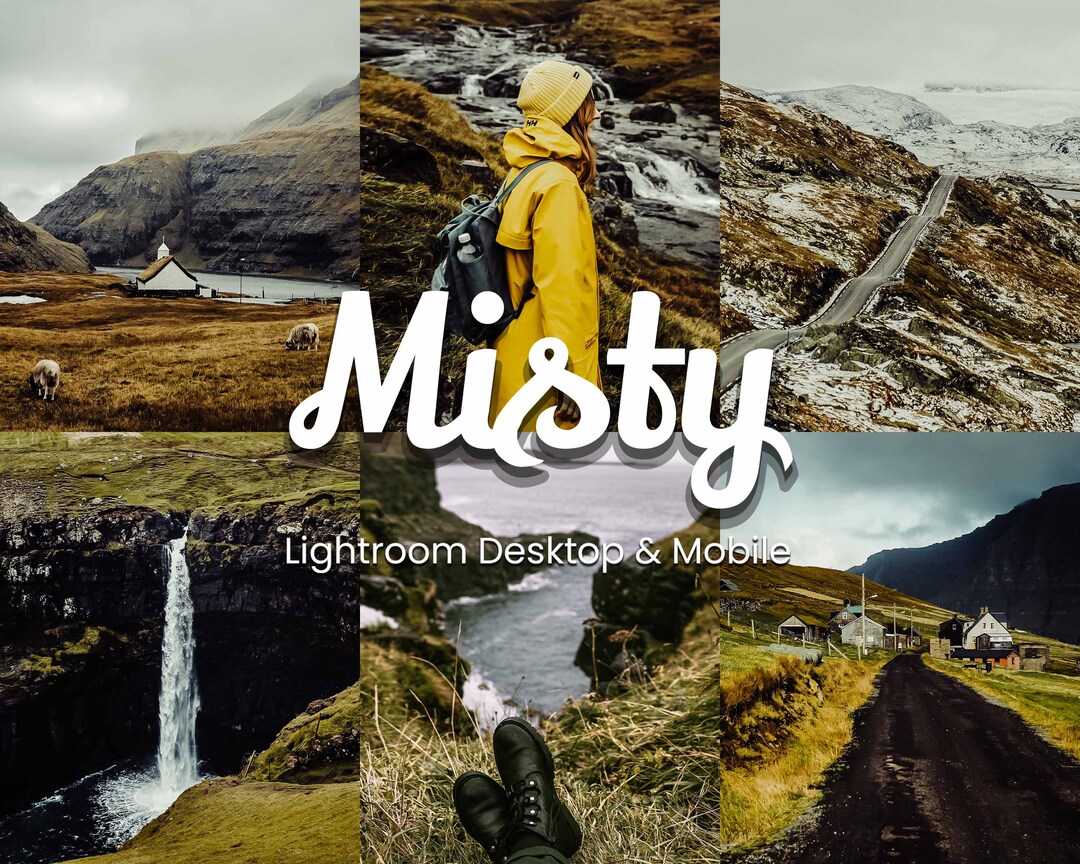 30 Misty Lightroom Presets Collection | Desktop & Mobile Nordic, Arctic ...