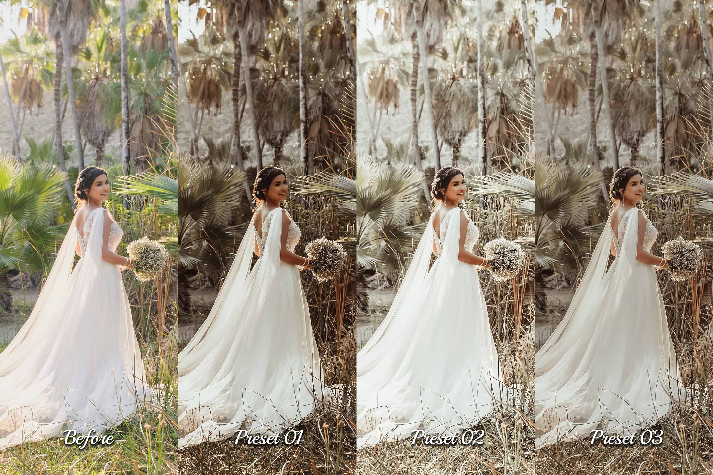 12 Boho Wedding Photoshop Actions: Vintage Photo Filters (ACR, ATN, LUT ...