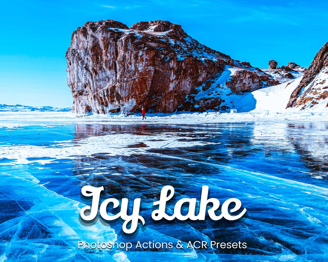 Icy Lake Photoshop Actions: Winter Photo Effects (ATN, XMP) - Etsy