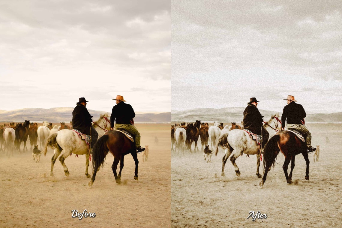 10 Spaghetti Western Lightroom Presets: Vintage Film Photography (XMP ...