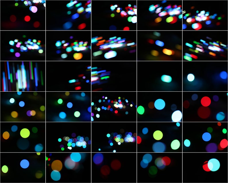 60 Street Bokeh Lights Effect Photo Overlays Street Overlay - Etsy