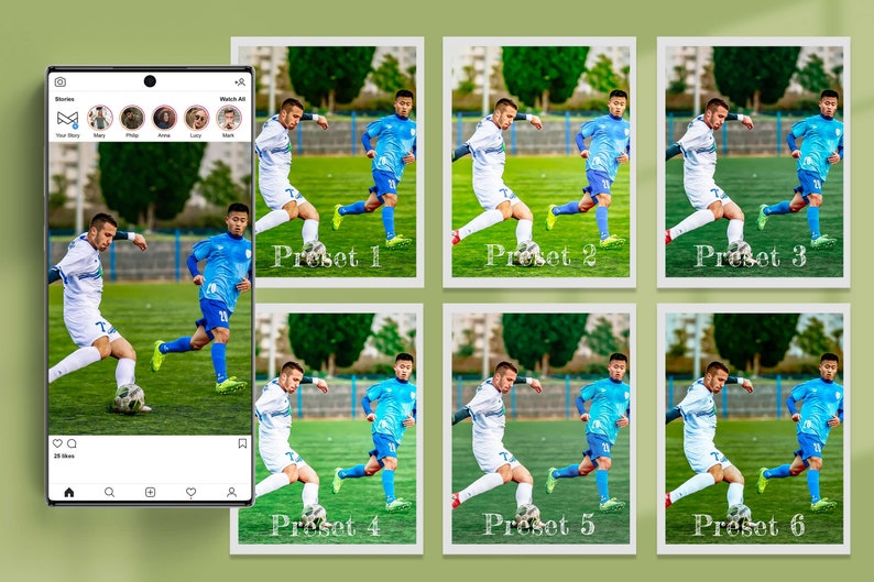 Soccer World Cup Lightroom Presets: Sports Photography Filters (mobile ...