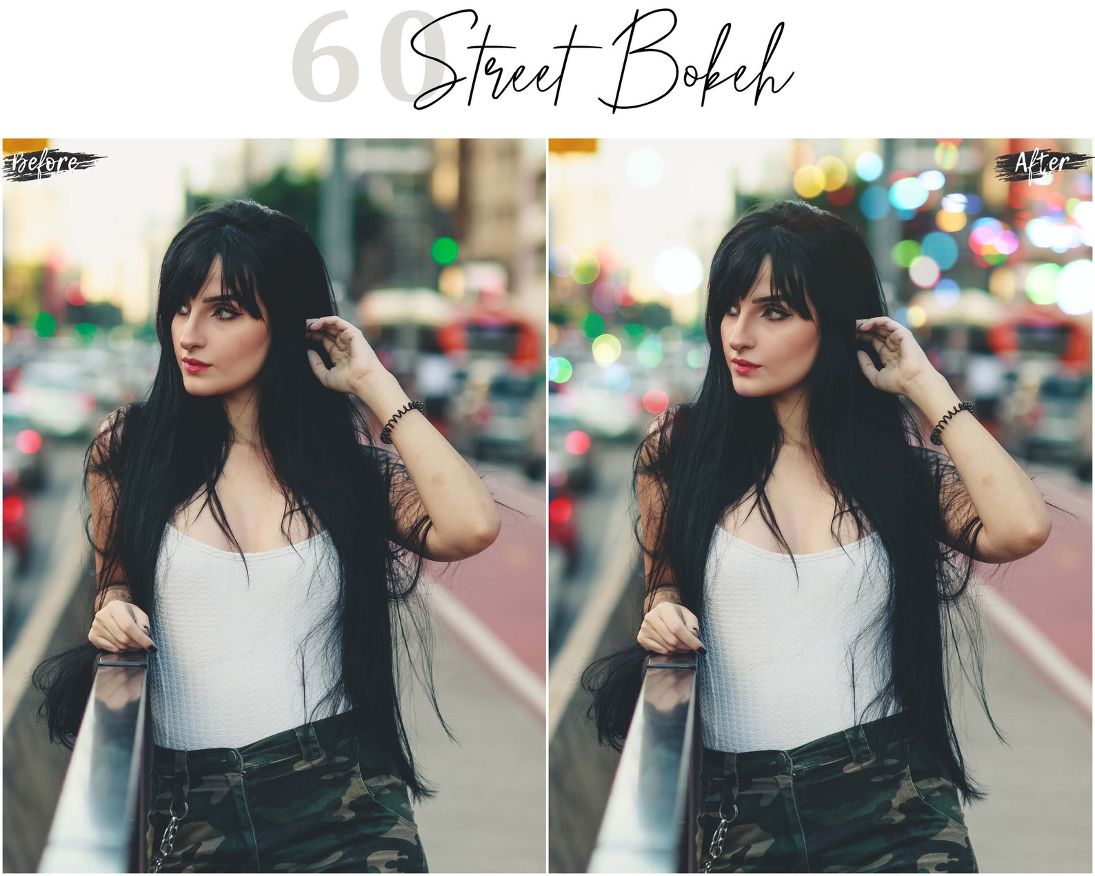 60 Street Bokeh Lights Effect Photo Overlays Street Overlay - Etsy