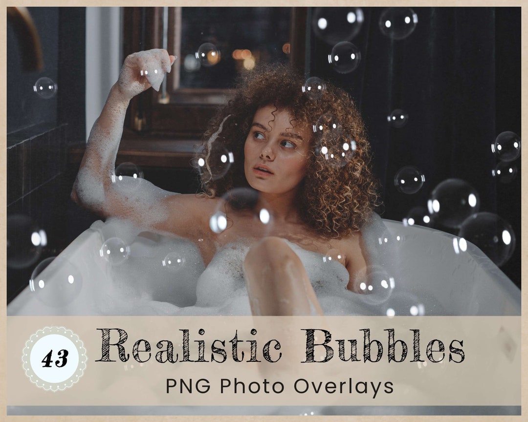 Realistic Bubble Overlay PNG Photography, Photoshop Float Bowling Soap ...
