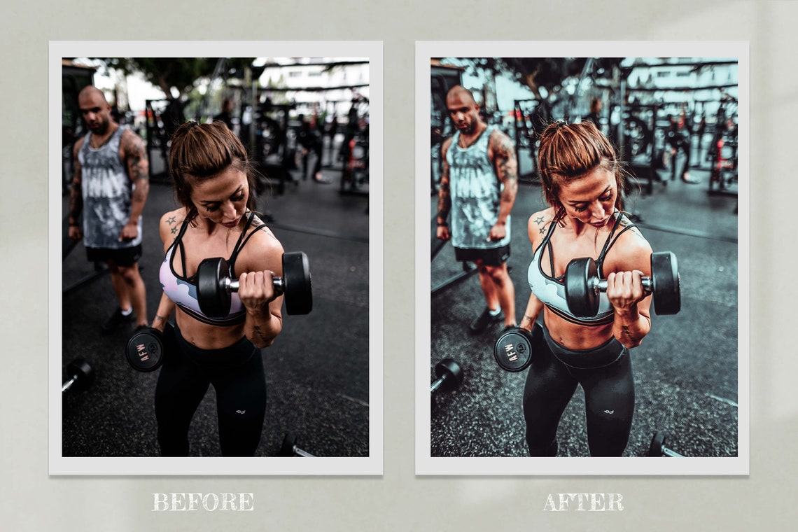 Fitness Lightroom Mobile Presets Photoshop Instagram Filters Blogger ...