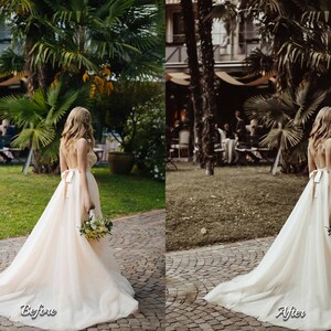 12 Boho Wedding Photoshop Actions: Vintage Photo Filters (ACR, ATN, LUT ...