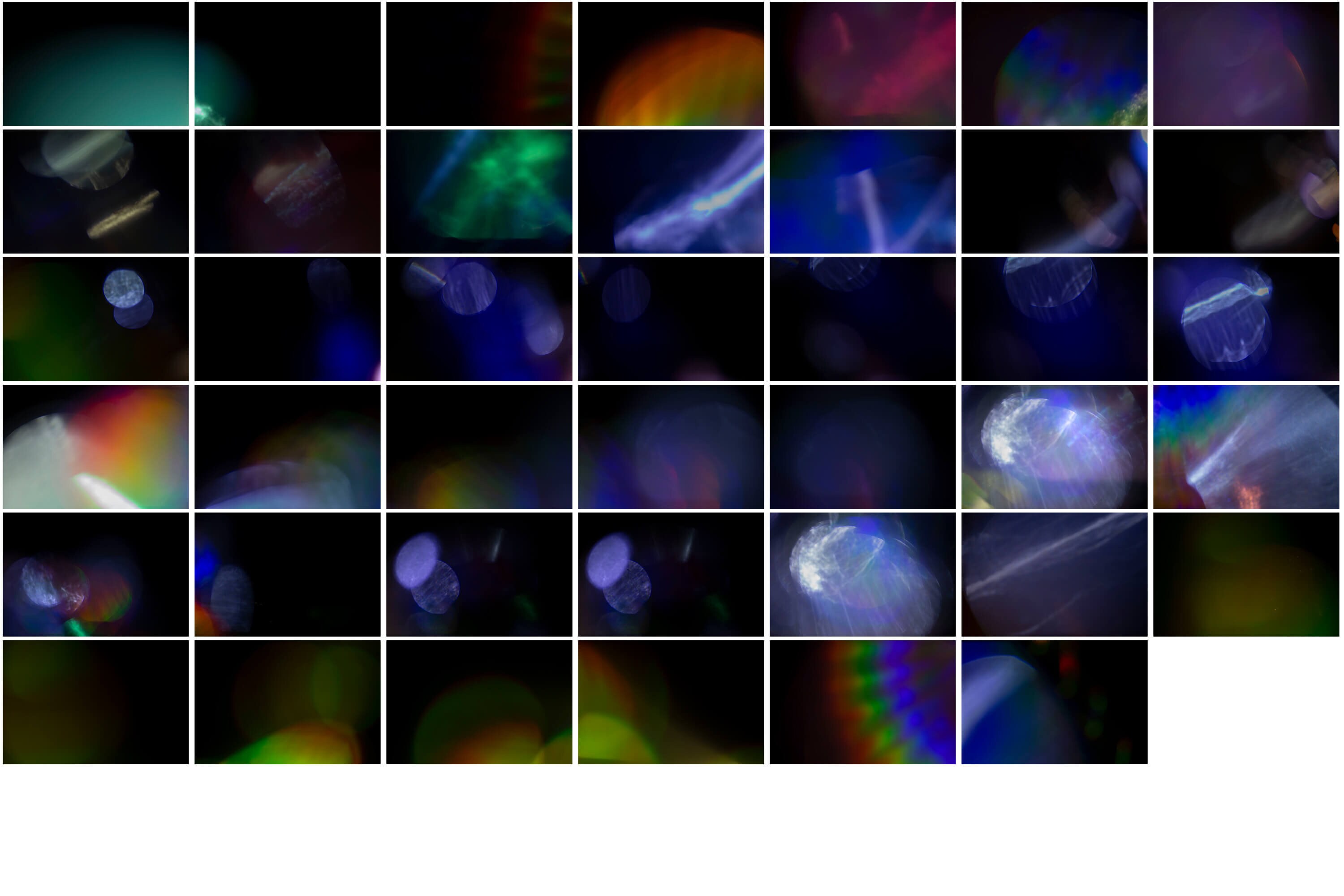 90 Night Light Leak Effect Overlays real lens flare Rainbow | Etsy