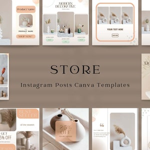 Canva Story Post Template for Instagram Store Pages, Online Shopping ...