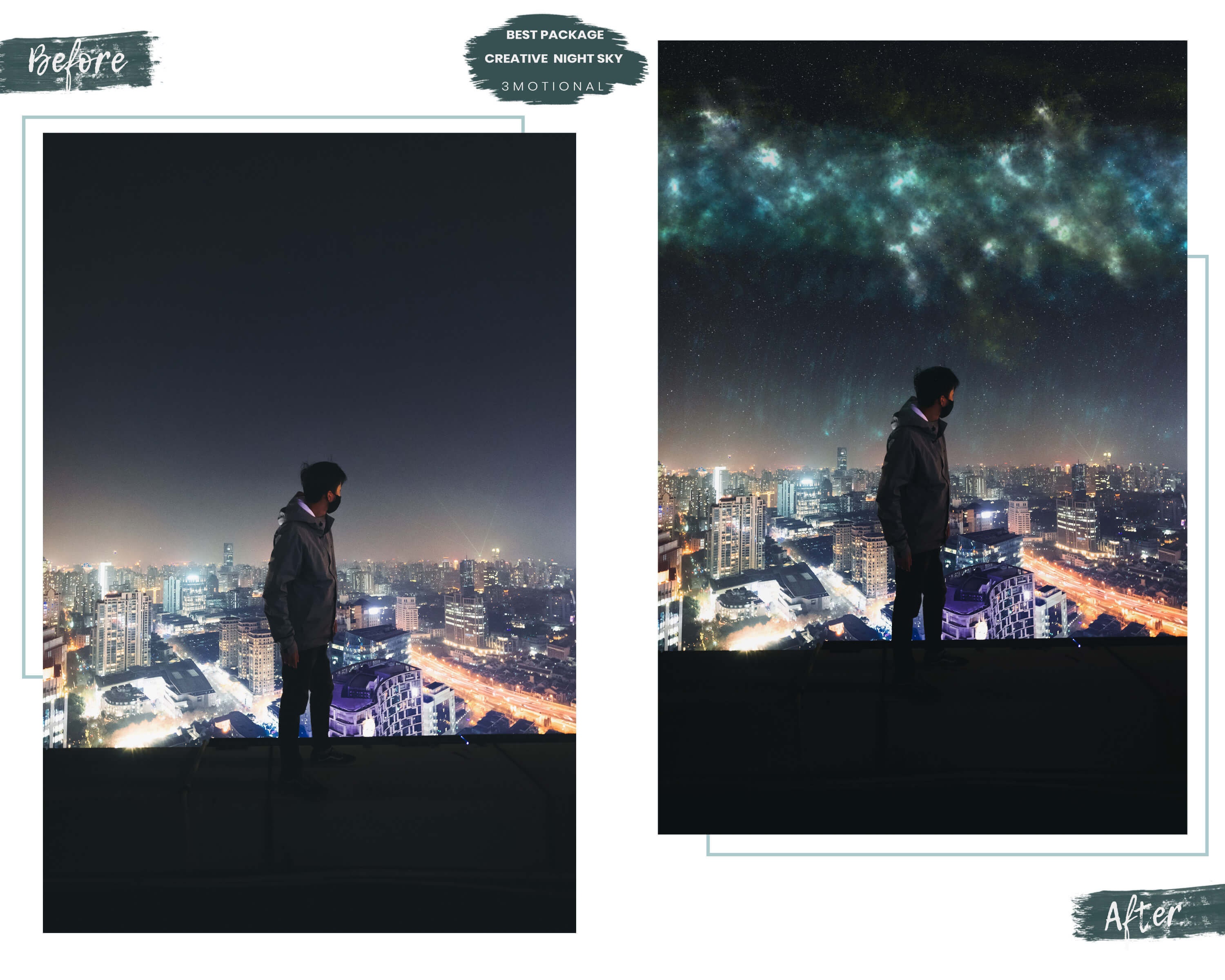 50 Creative Night Sky Add Starry Sky to Photo Moon Overlays | Etsy