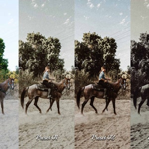 16 Cowboy Lightroom Presets: Vintage Western Photography Filters - Etsy