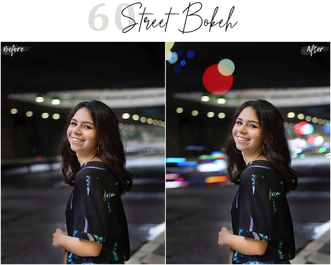 60 Street Bokeh Lights Effect Photo Overlays Street Overlay - Etsy