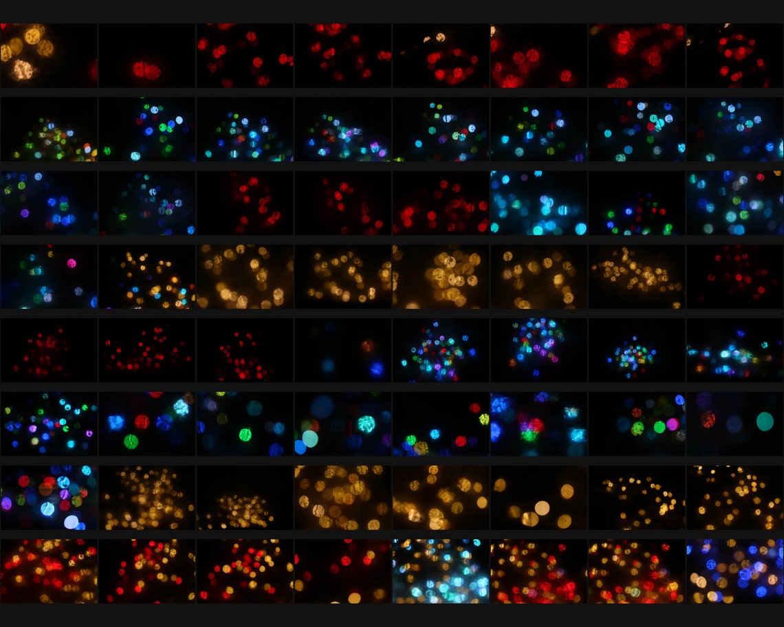 120 ARC Rainy Bokeh Effect Photo Overlays Different Overlay | Etsy