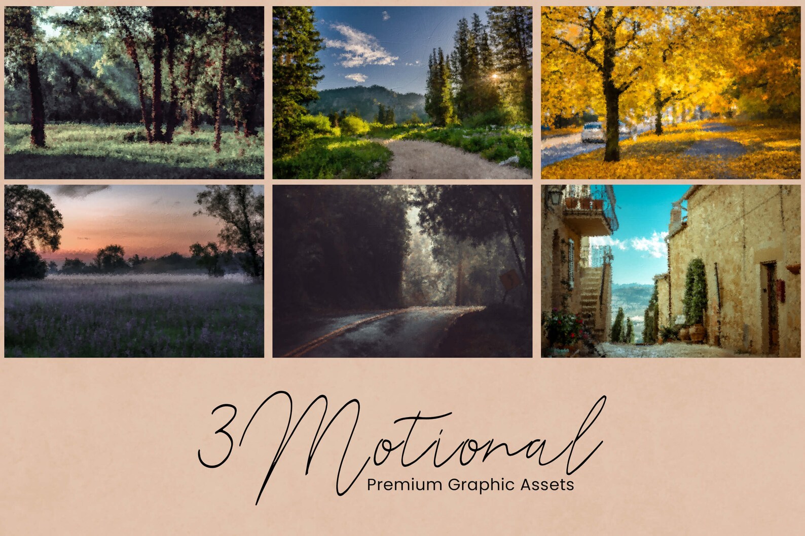 Digital Oil Painting Photoshop Drawing Background & Backdrop - Etsy