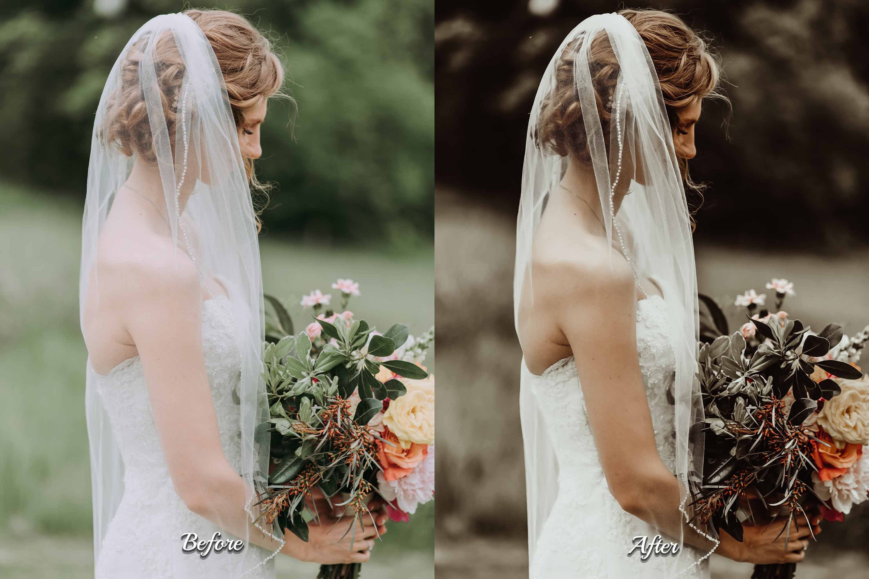 12 Boho Wedding Photoshop Actions: Vintage Photo Filters (ACR, ATN, LUT ...