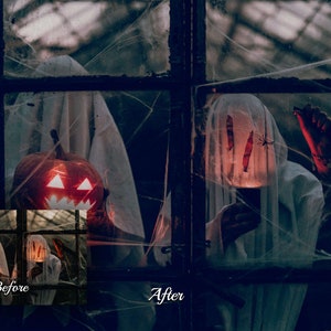 30 Vampire Vision Lightroom Presets Desktop and Mobile, Halloween ...