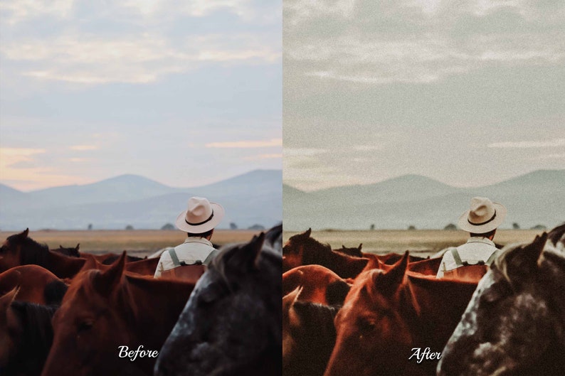 10 Spaghetti Western Lightroom Presets: Vintage Film Photography (XMP ...