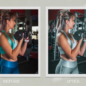 Fitness Lightroom Mobile Presets Photoshop Instagram Filters Blogger ...