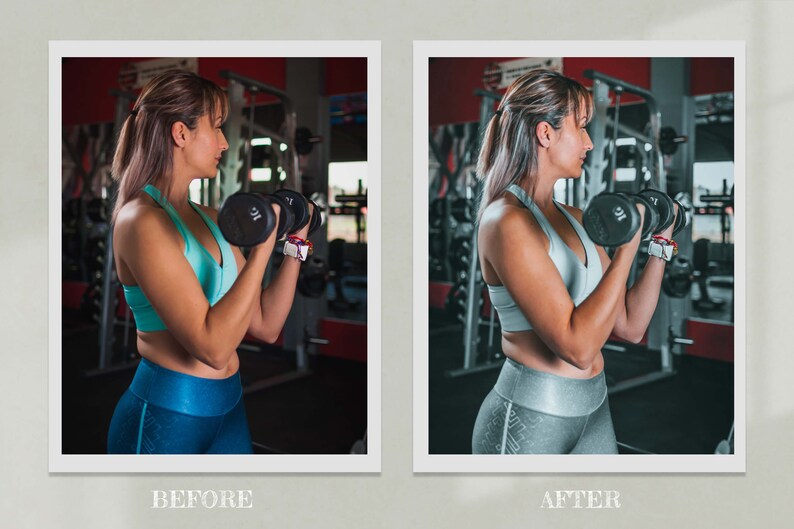 Fitness Lightroom Mobile Presets Photoshop Instagram Filters - Etsy