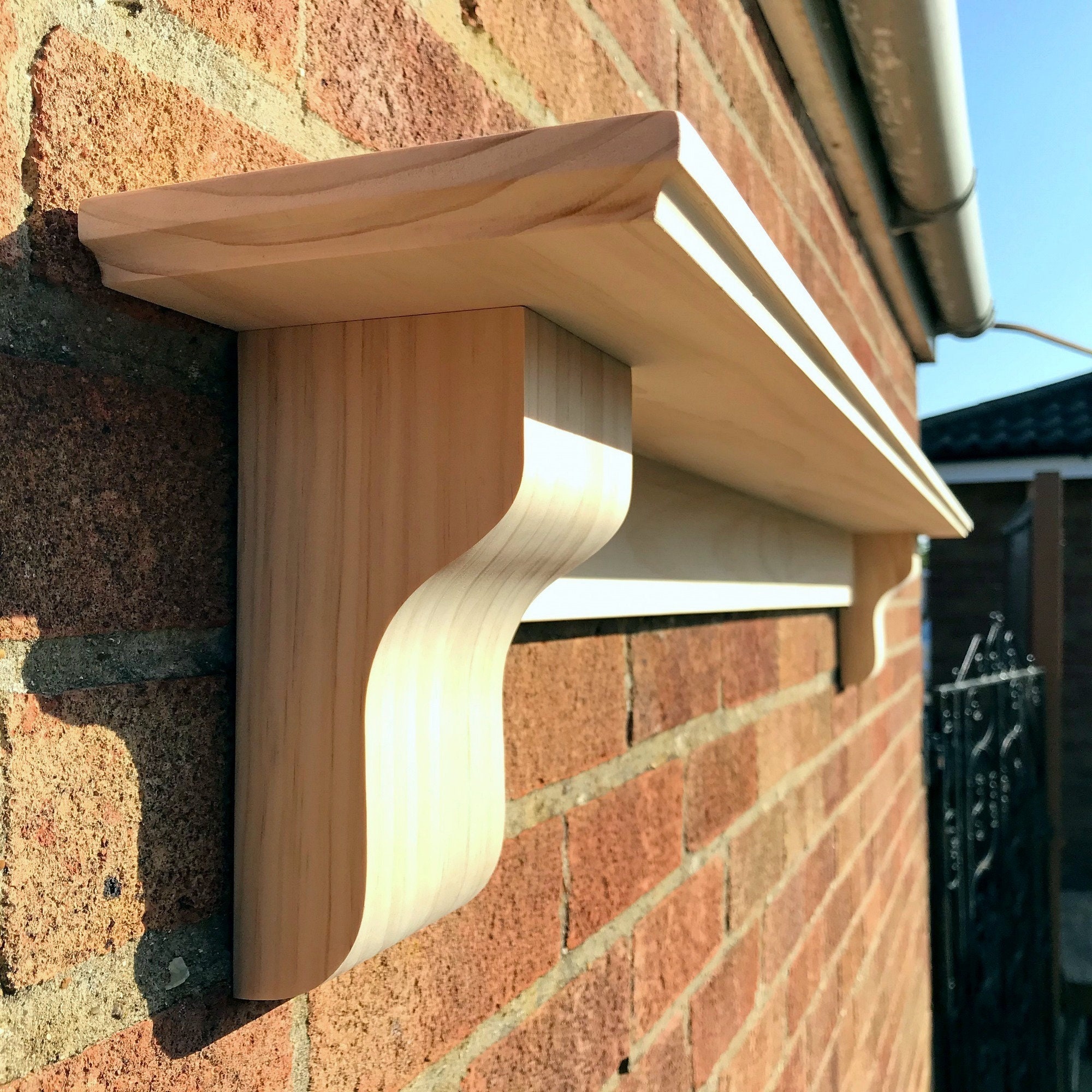 Mantel Shelf With Corbels Radiata Pine Solid Wood ELEGANT - Etsy