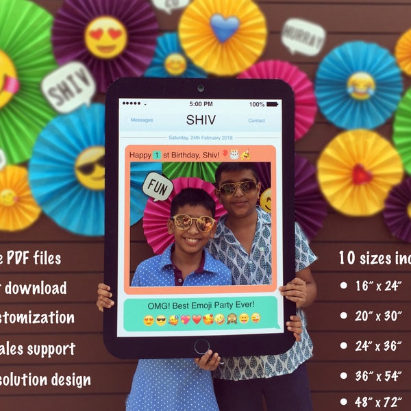 Emoji Photo Booth - Etsy