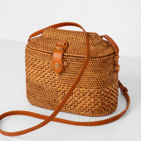 Rattan Purse - Etsy