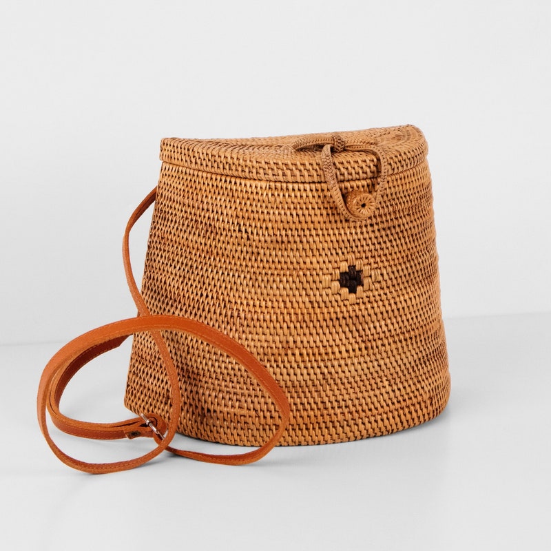 Rattan Backpack - Etsy