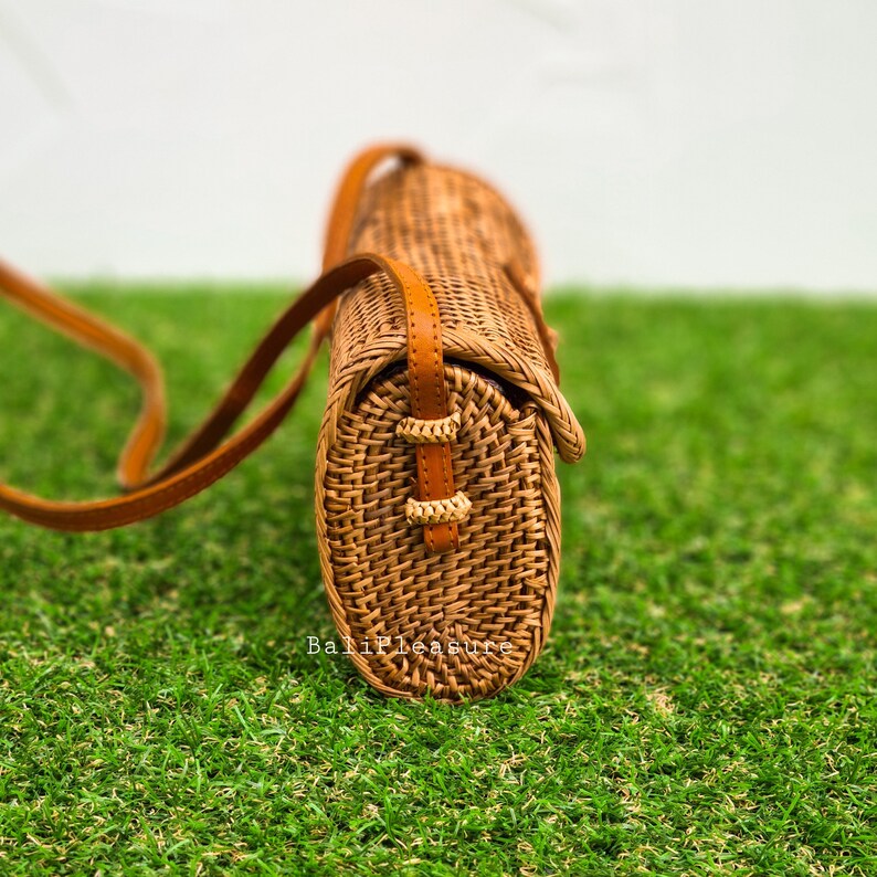 Rattan Bag With Wallet Model Bali Bag Straw Bag - Etsy