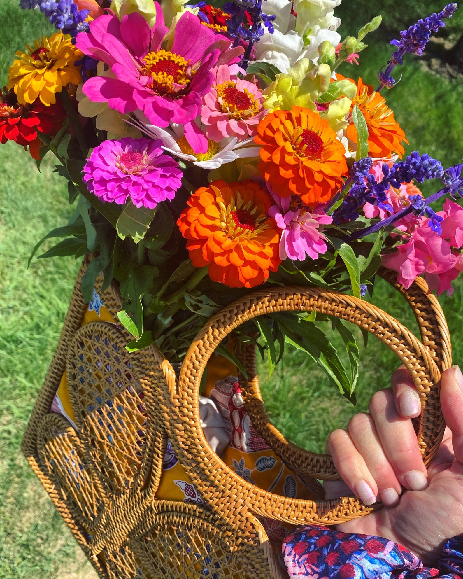 Butterfly Rattan Bag Bali Bag Straw Bag Handwoven Top - Etsy