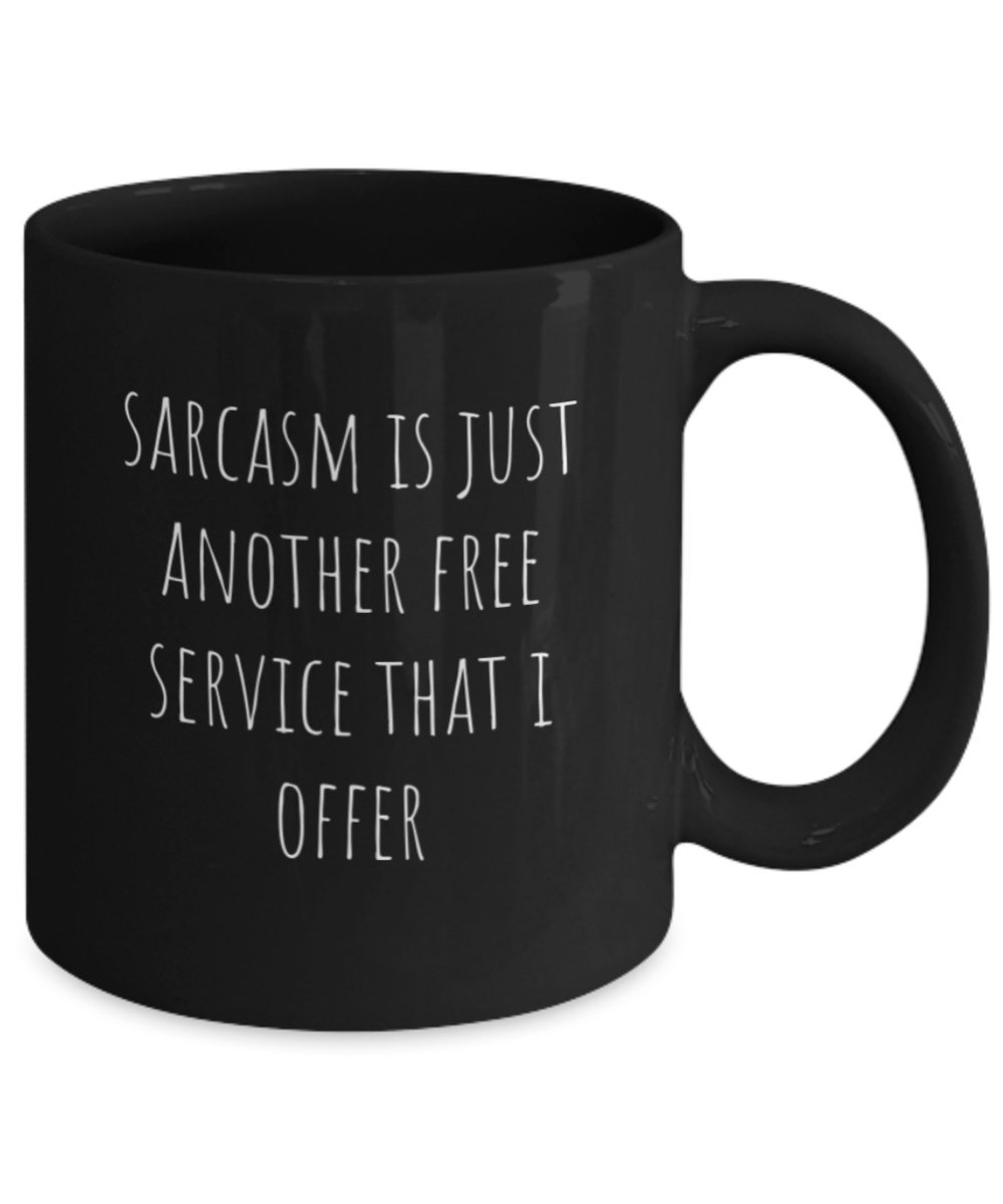 Sarcasme service gratuit sarcastique drôle tasse de café tasse - Etsy ...