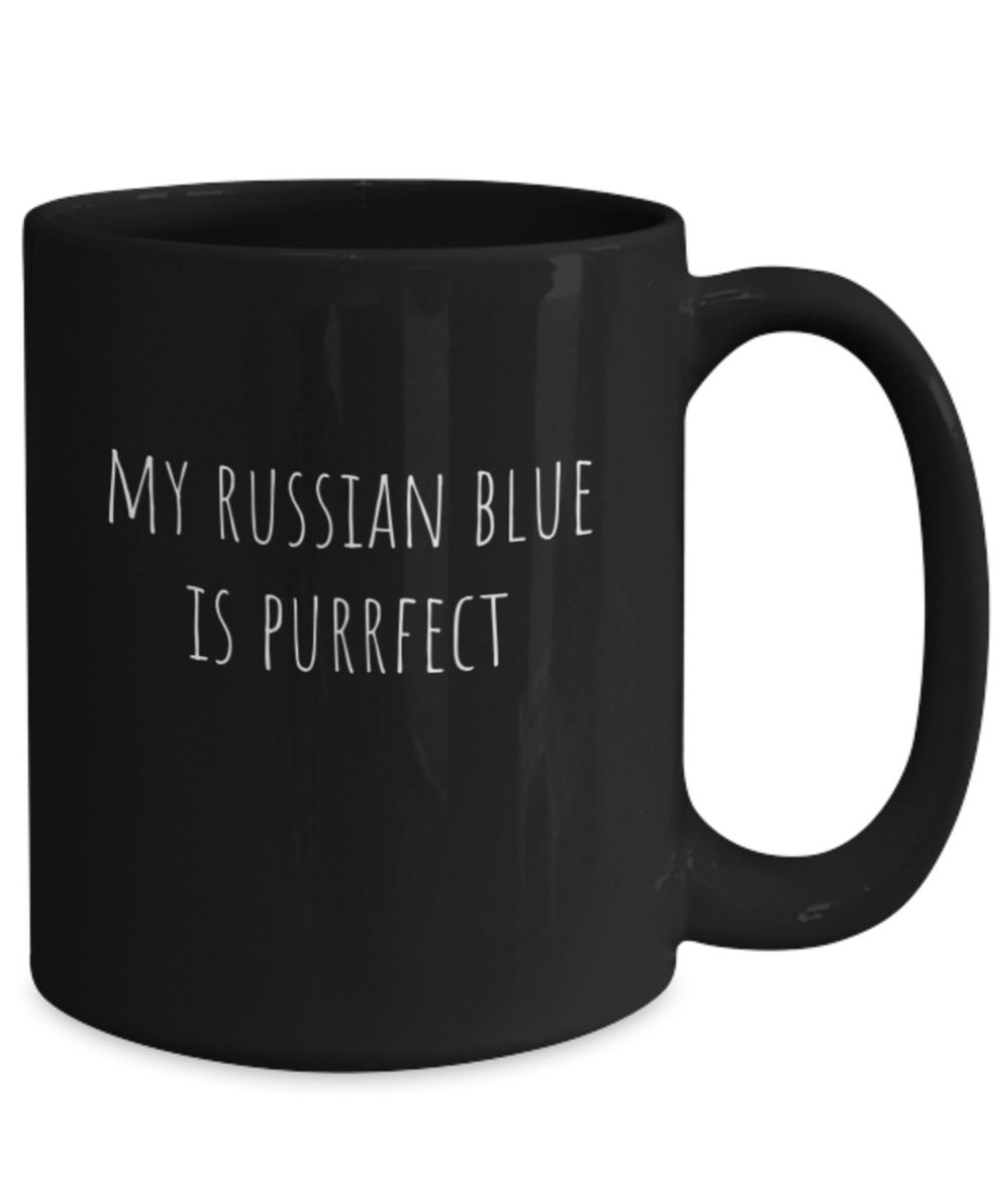 My Russian Blue is Purrfect Cat Cute Coffee Cup Mug - Etsy