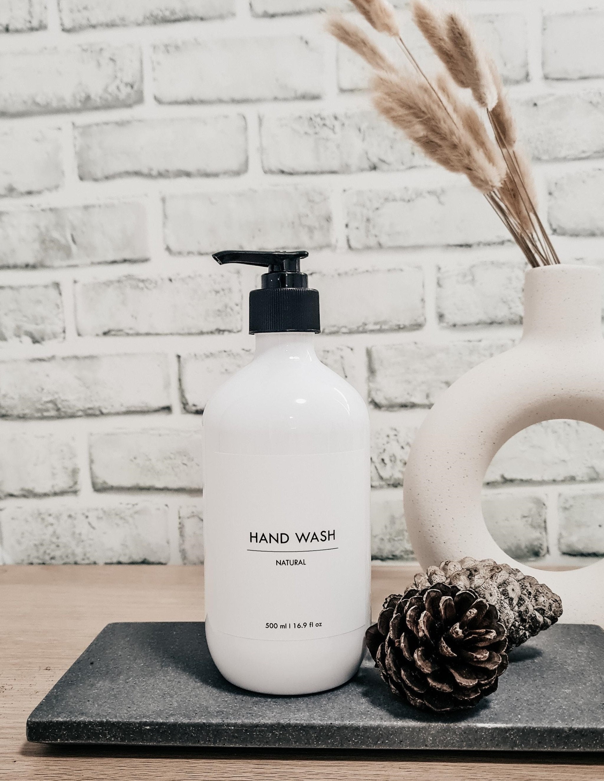 Clean Minimalist Bathroom & Kitchen Bottles W/lotion Pump - Etsy
