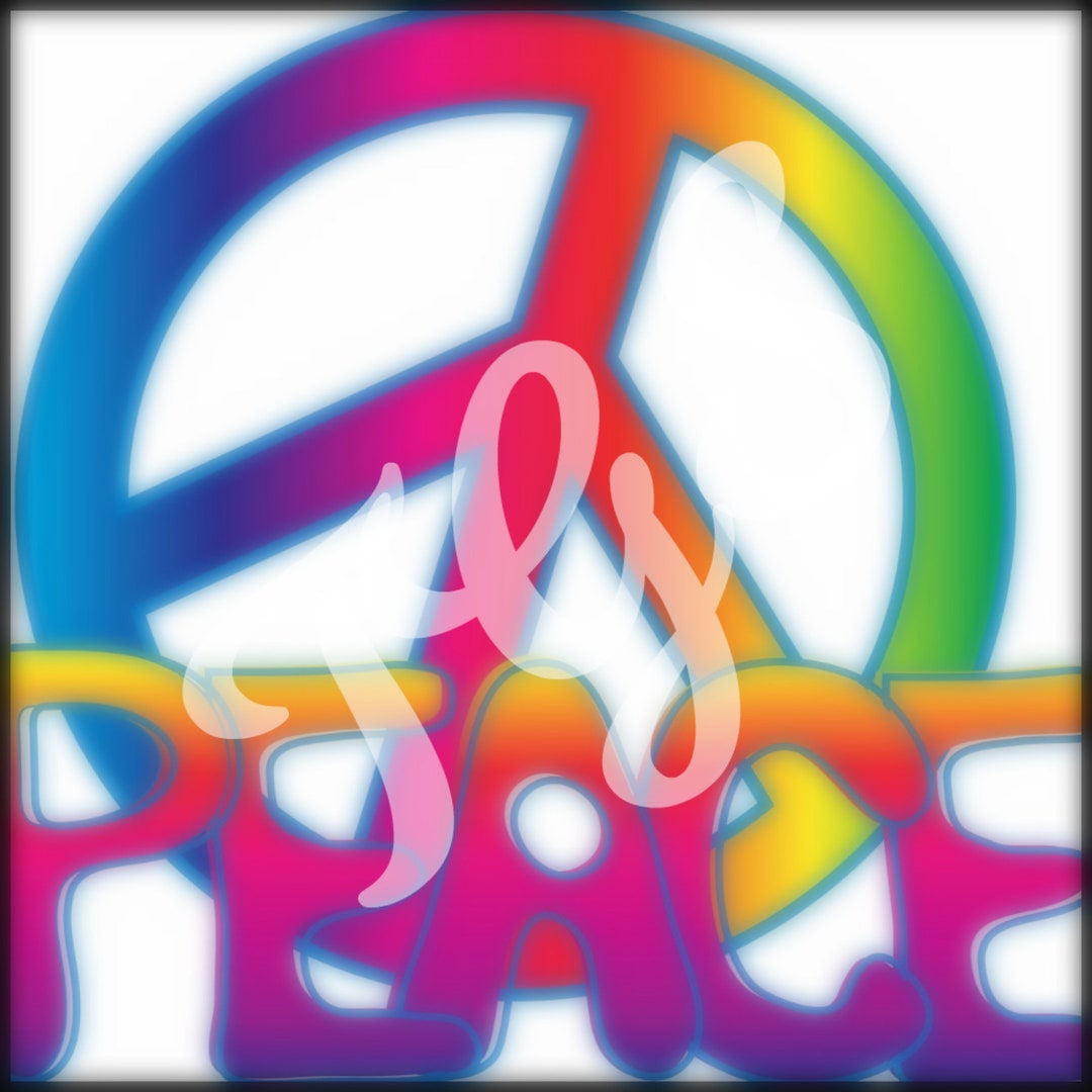 Crochet Blanket Pattern, Retro Peace Sign: Graphgan PDF (DIY) - Etsy Canada
