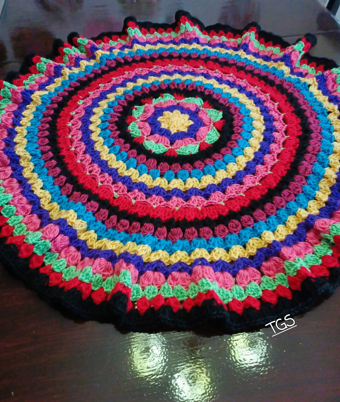 Easy Mandala Pattern Fiesta PDF Download Craft Supply, Mat DIY Pattern, Instant PDF Download or ...