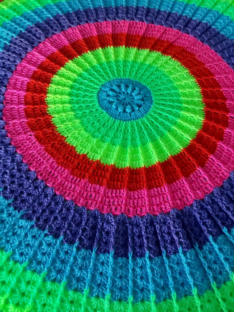 Chasing Rainbows Pattern, PDF Download Blanket Afghan Pattern, DIY ...