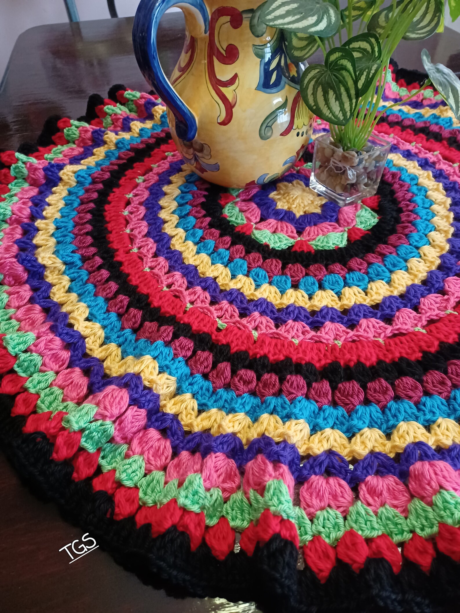 Easy Mandala Pattern Fiesta PDF Download Craft Supply, Mat DIY Pattern, Instant PDF Download or ...