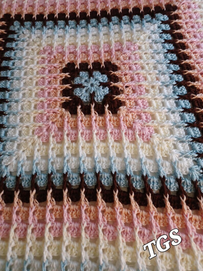 NEW. Modern Country Blanket Pattern. Crochet Pattern PDF. Download or ...