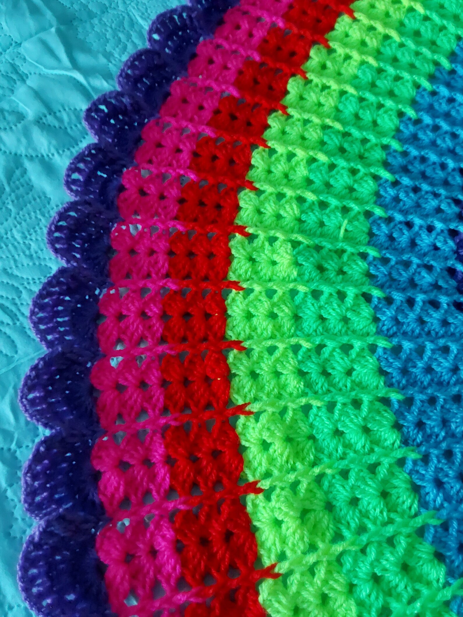 Chasing Rainbows Pattern, PDF Download Blanket Afghan Pattern, DIY ...