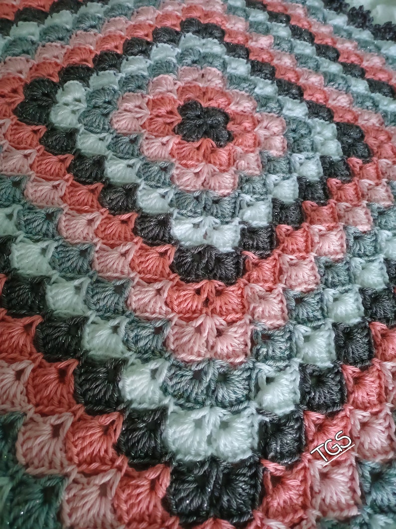 Green Shadows Custom Crochet Blanket Gift, Handmade Christmas Gift Idea ... Green Shadows Custom Crochet Blanket Gift, Handmade Christmas Gift Idea ...