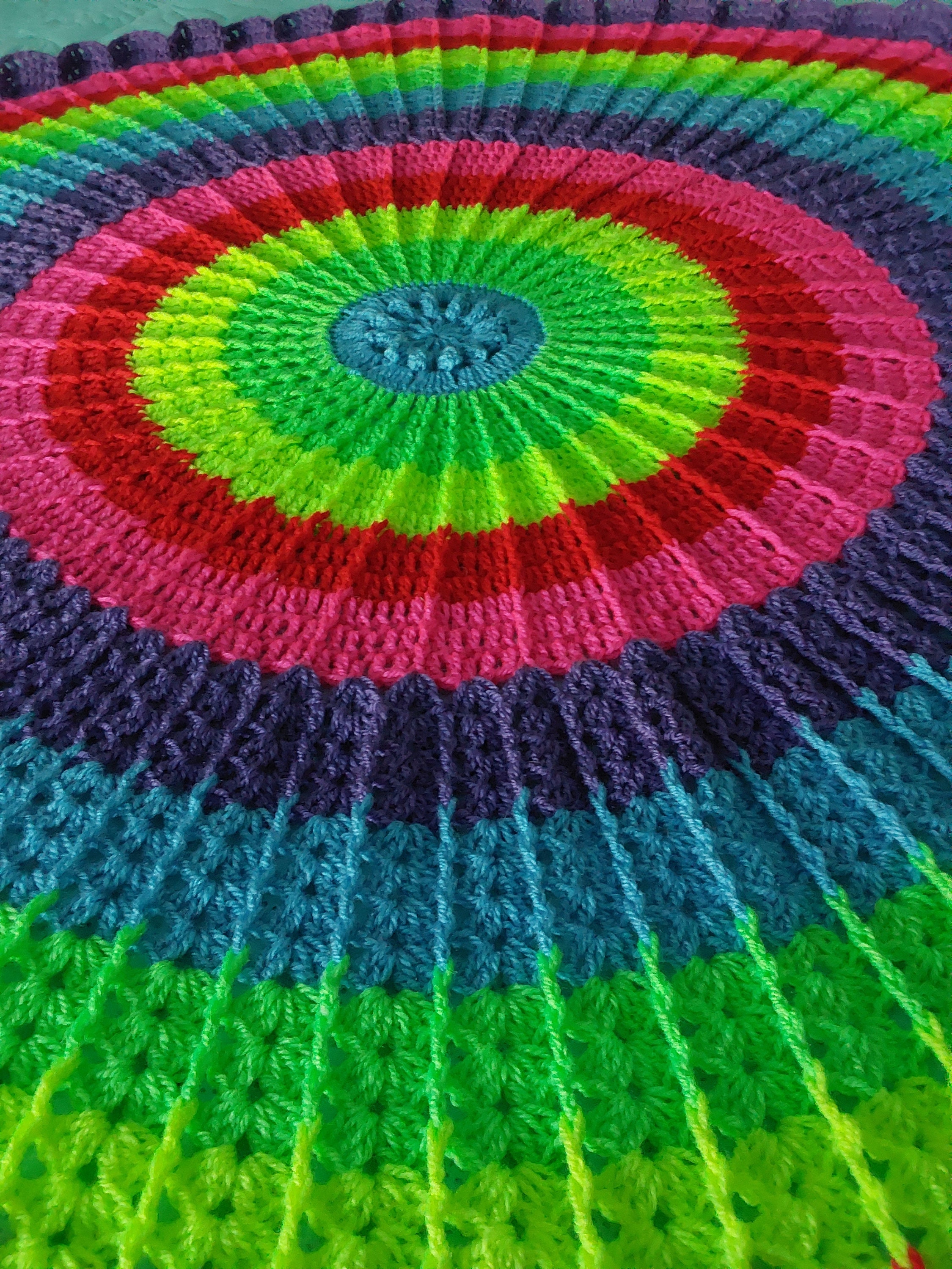 Chasing Rainbows Pattern, PDF Download Blanket Afghan Pattern, DIY ...